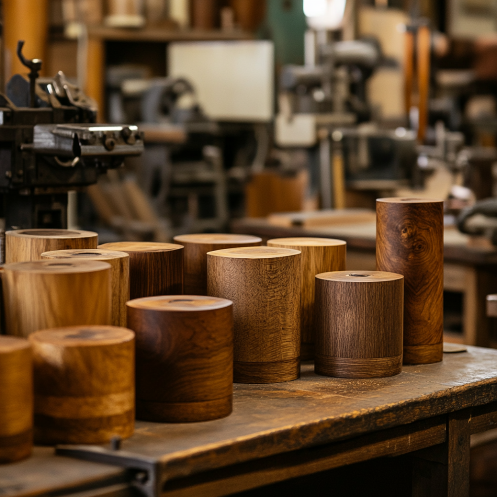 Types of Wood Cylinders We Manufacture